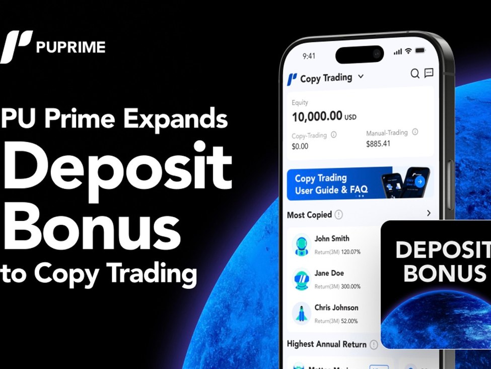 PU Prime Expands Deposit Bonus Promotion to Copy Trading Accounts | investingLive